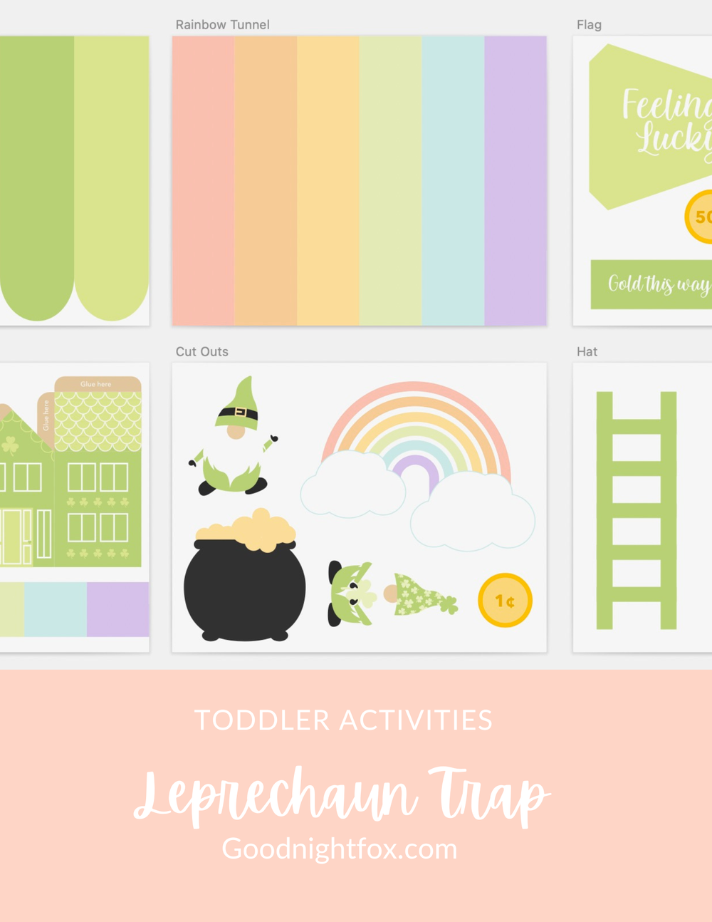 Goodnight Fox - Free St. Patty’s Day Leprechaun Trap Building Sensory Kit