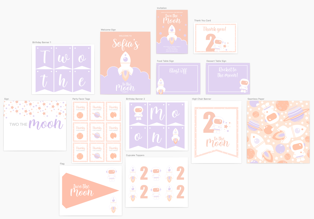 Goodnight Fox - Two The Moon Girl Planet Rocket Ship Space Themed ...