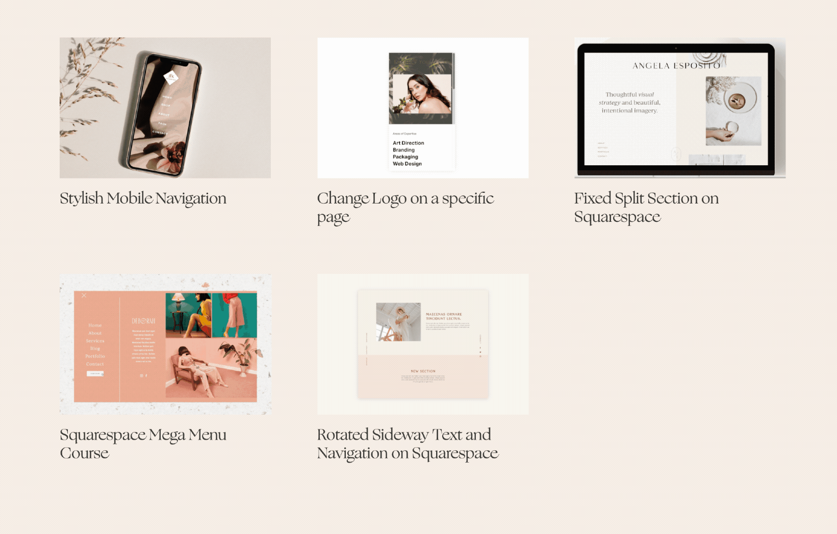 Center Grid Summary Block — Squarestylist