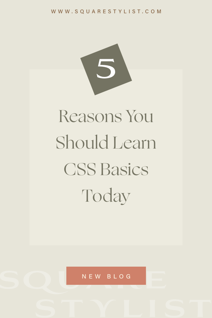 Five reasons you should learn the CSS basics today — Squarestylist