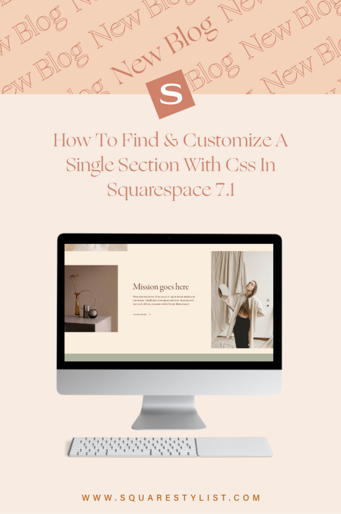 How to find & customize a single section with CSS in Squarespace 7.1 ...