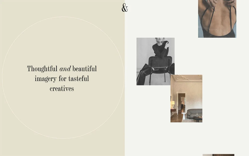Fixed Split Section Layout — Squarestylist