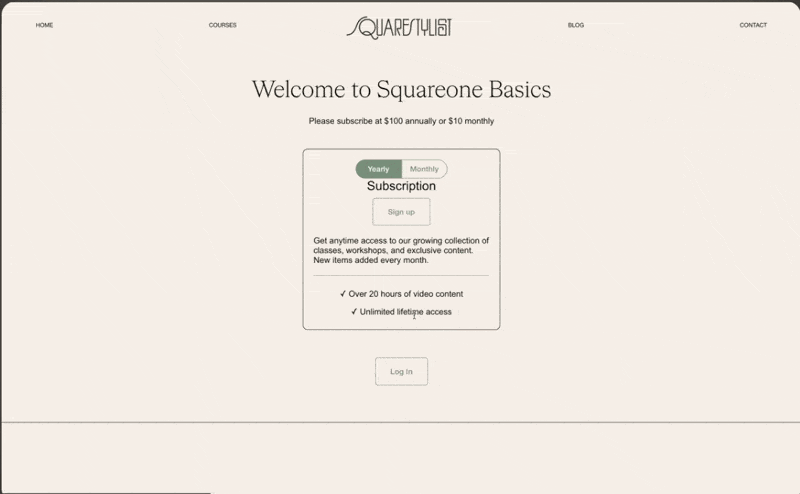 Blog Paywalls in Squarespace — Squarestylist