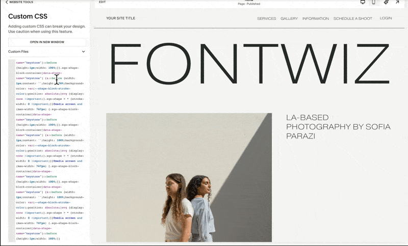 Add Custom Fonts to Squarespace: using our Magical Tool — Squarestylist