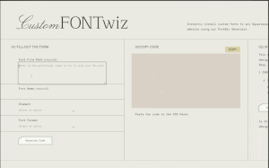 Add Custom Fonts to Squarespace: using our Magical Tool — Squarestylist