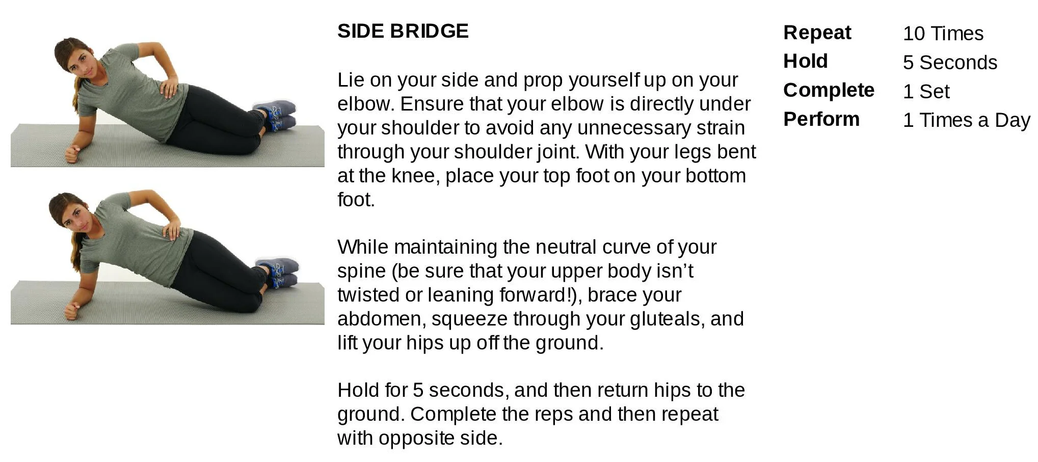Side Bridge Prt _ Side Bridge Exercises – OVMN