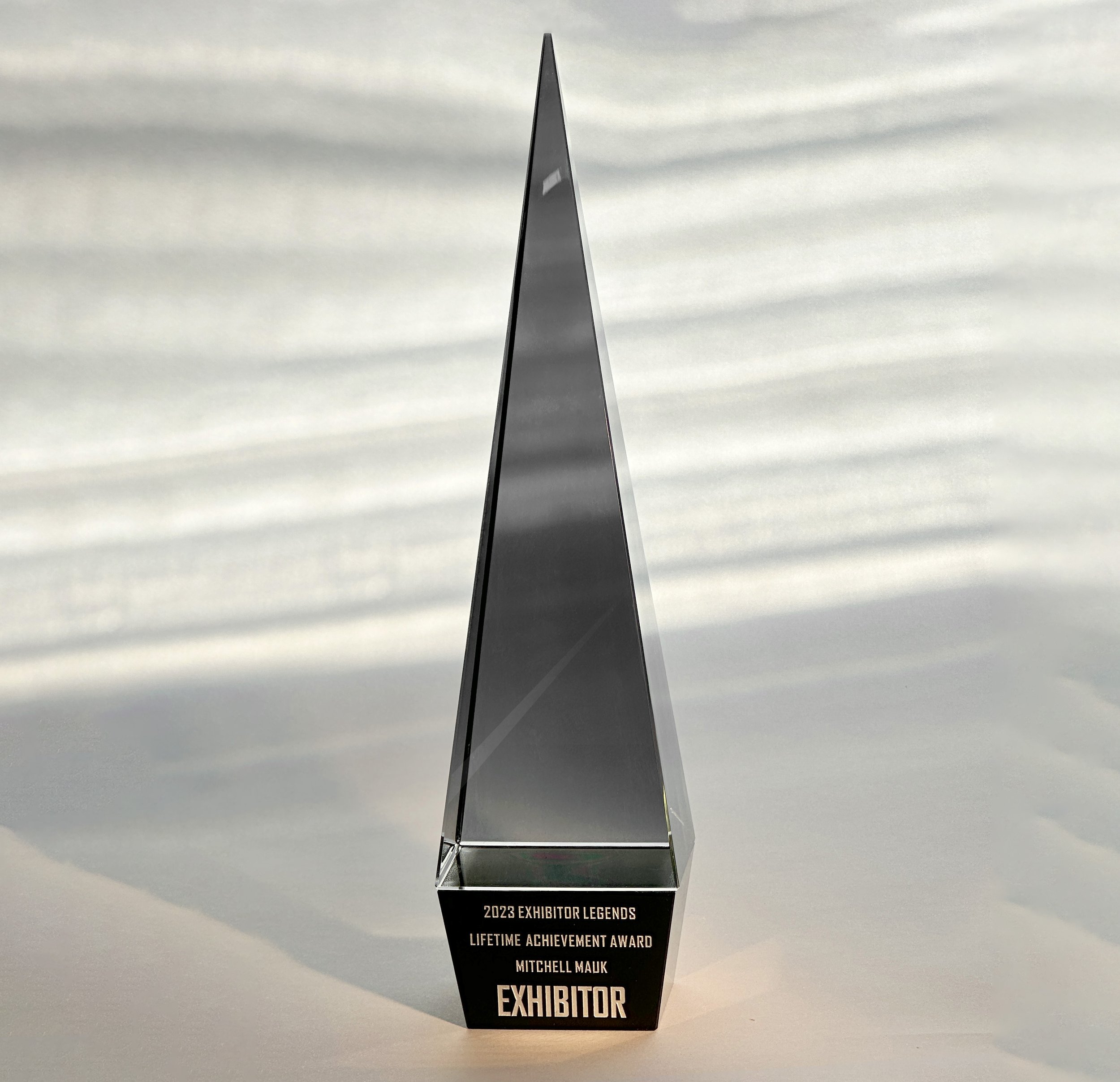 "Exhibitor Legend-Lifetime Achievement Award" — Mauk Design