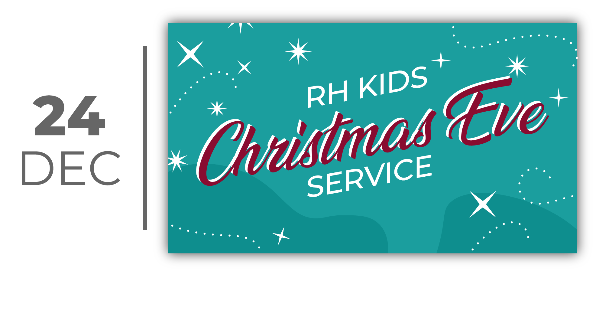Christmas Eve Service Banner