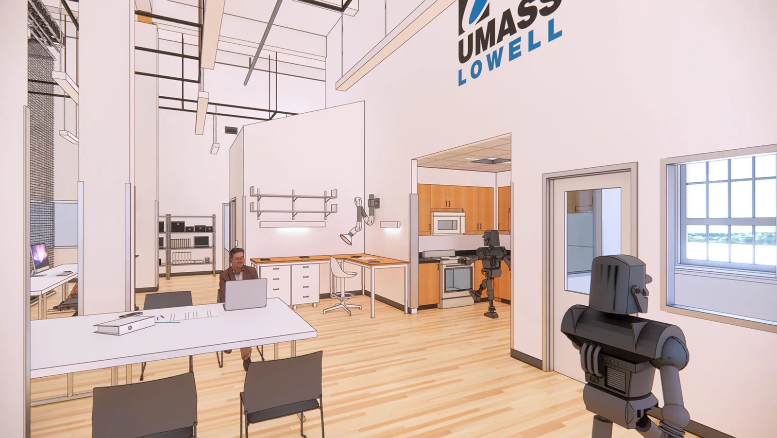 UMass Lowell Robotics Lab — MDS / Miller Dyer Spears Architects