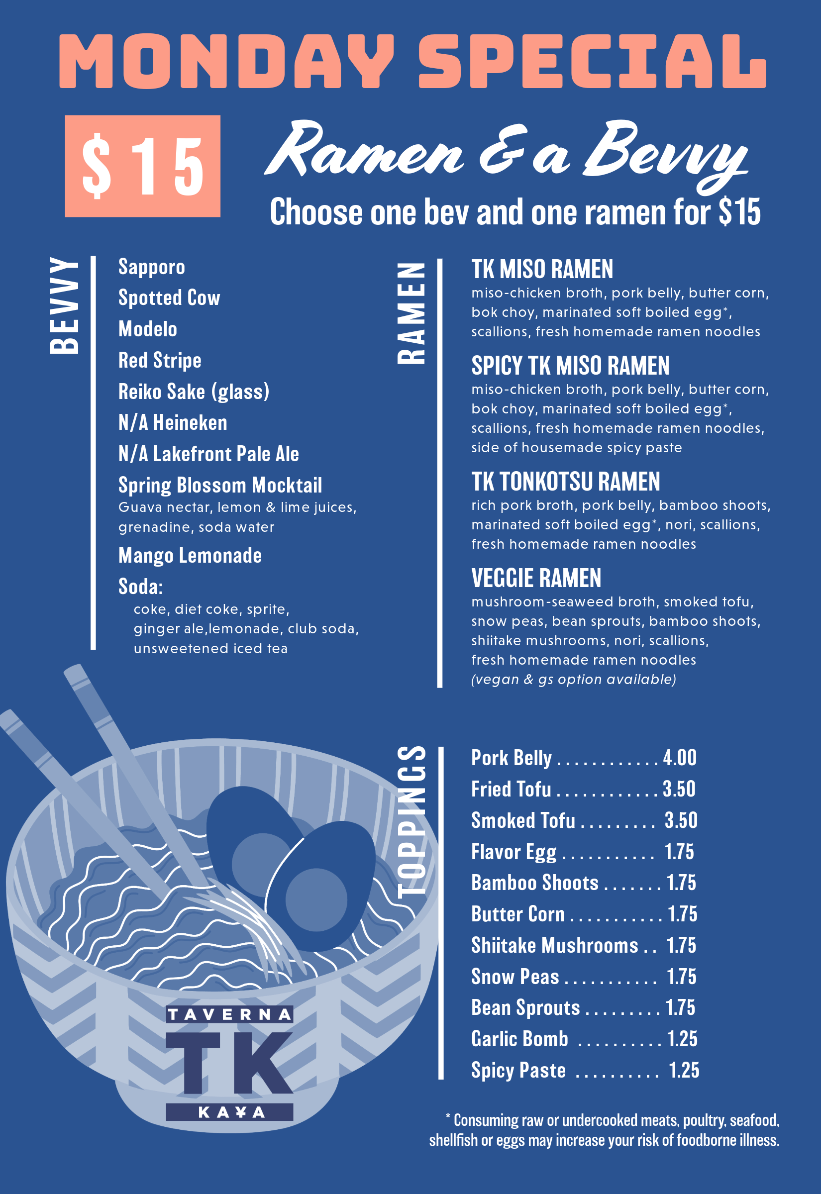 Menus — TAVERNAKAYA