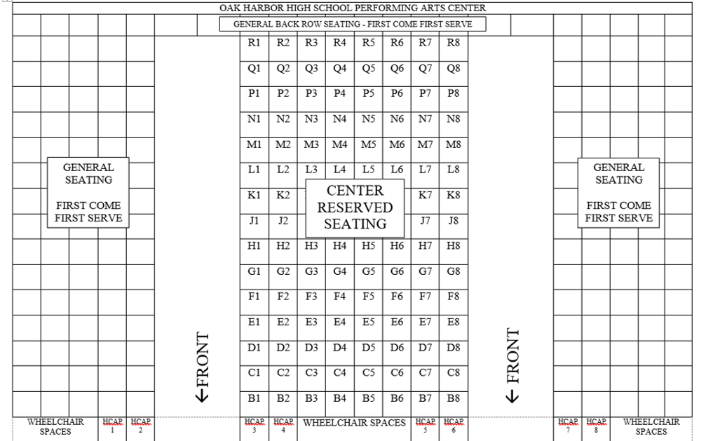 Seating Information — The Ballet Slipper Conservatory