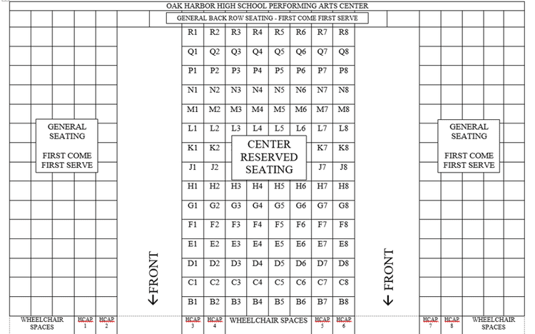 Seating Information — The Ballet Slipper Conservatory