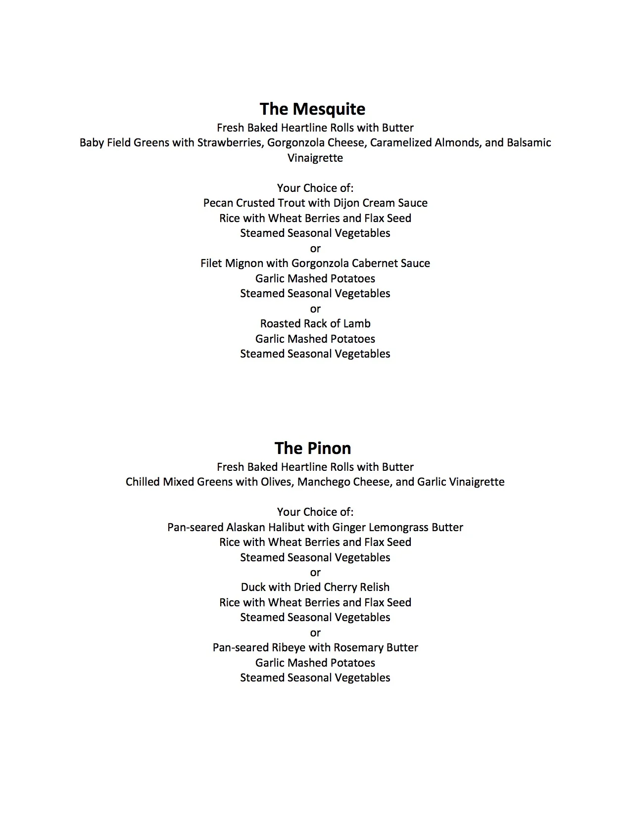 CATERING — The Heartline Cafe