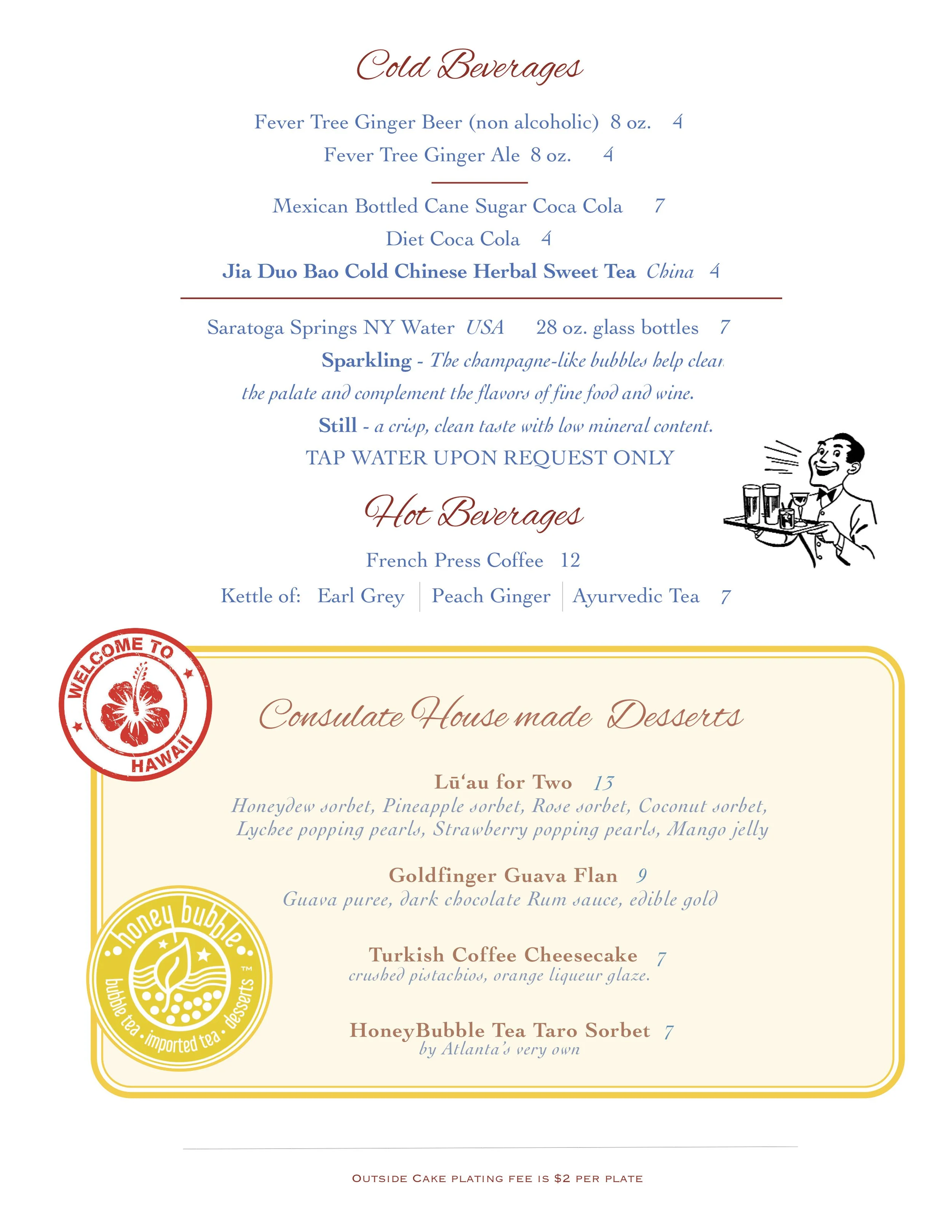 GLOBAL FOOD — MENU