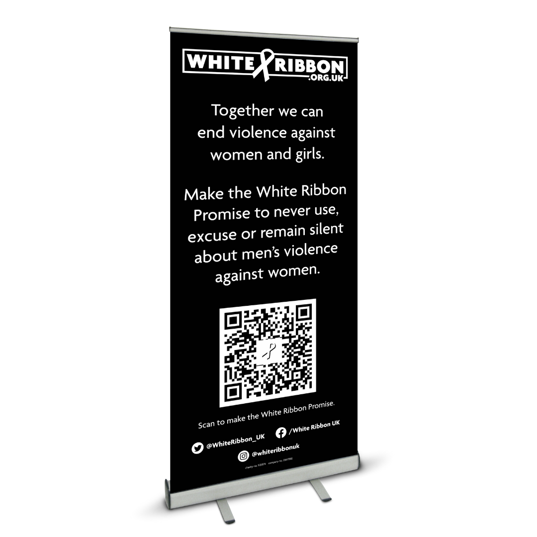 White Ribbon Horizontal Banner — White Ribbon UK