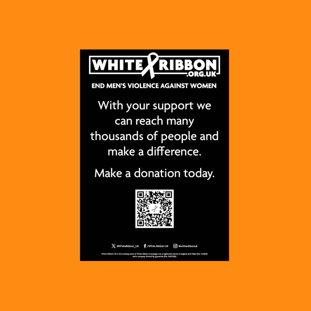 White Ribbon Promise Posters (A3) — White Ribbon UK
