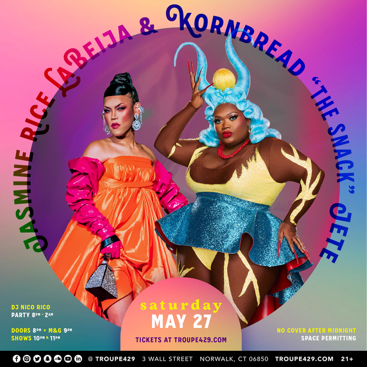 RuPaul's Drag Race drag queens at Troupe429 in Norwalk, CT — Troupe429