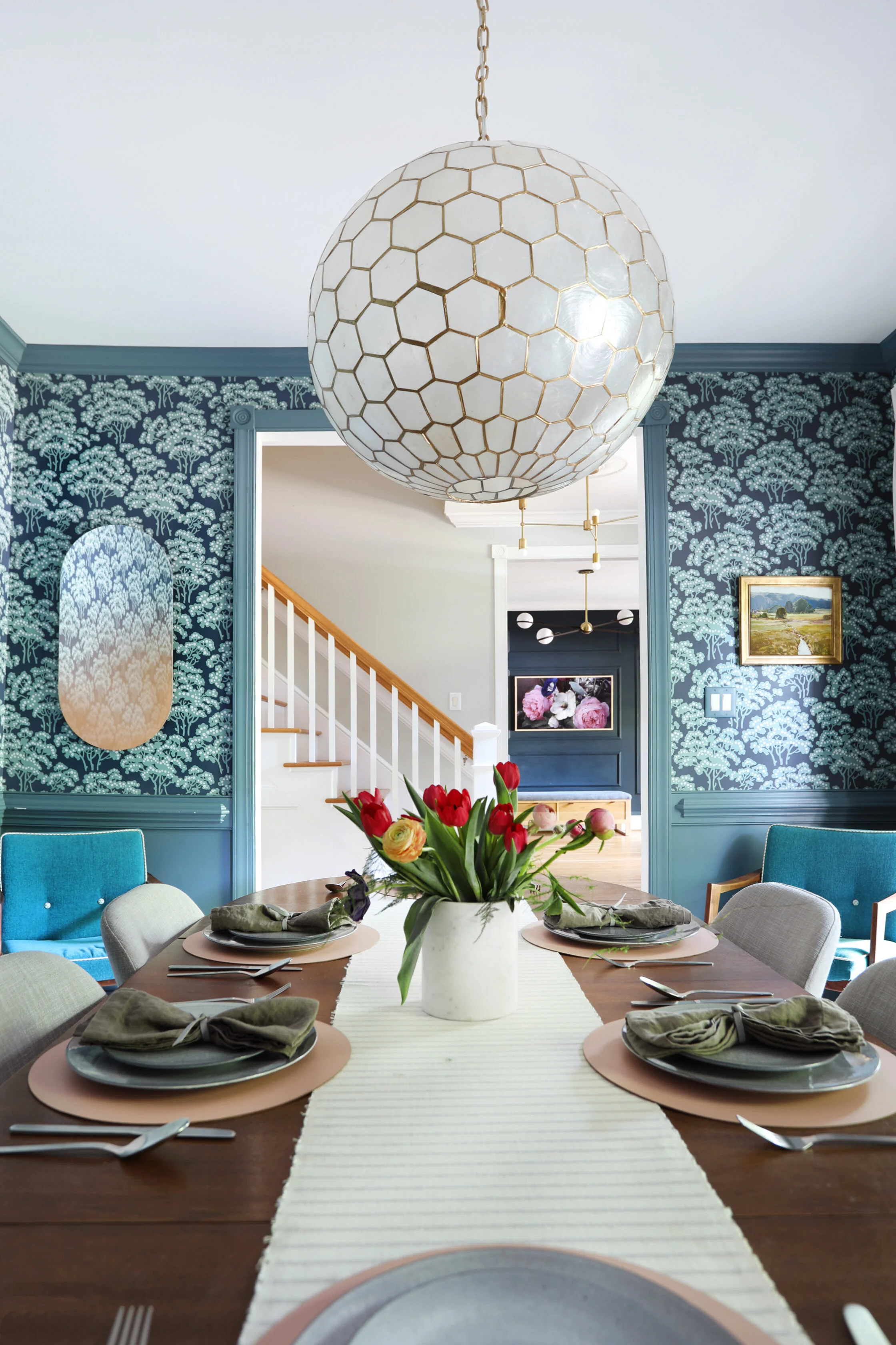 Colorful Dining Room Table