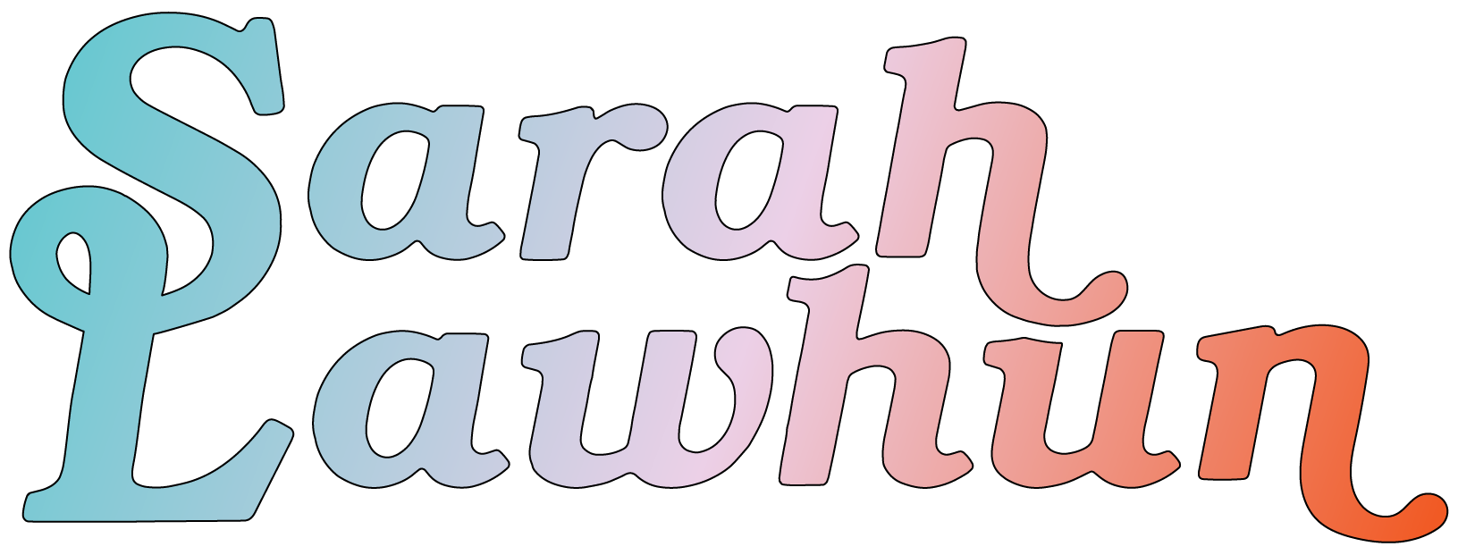 The Name Sarah In Different Fonts