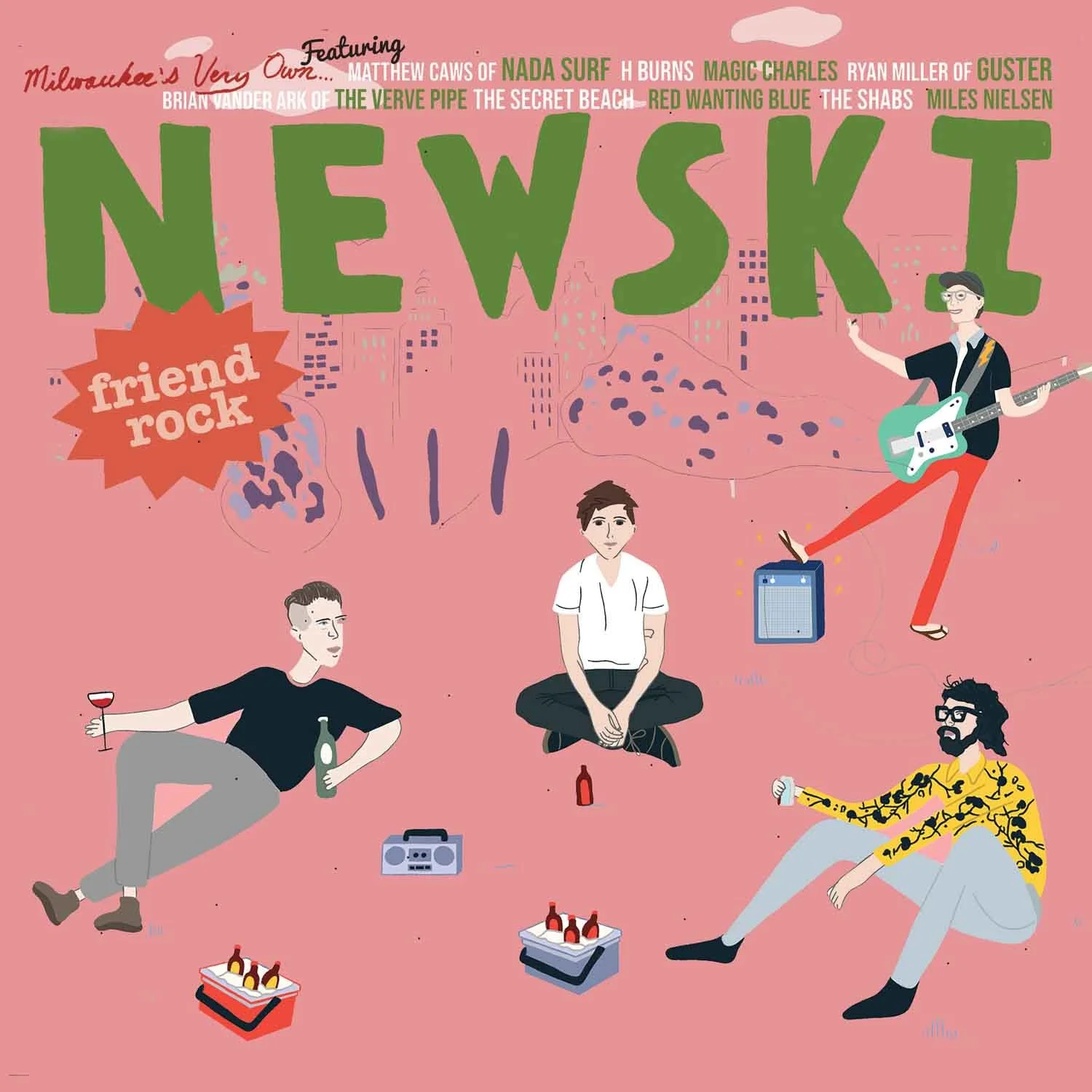 ORDER new album: Friend Rock (CD, Vinyl) — Brett Newski & the Bad ...