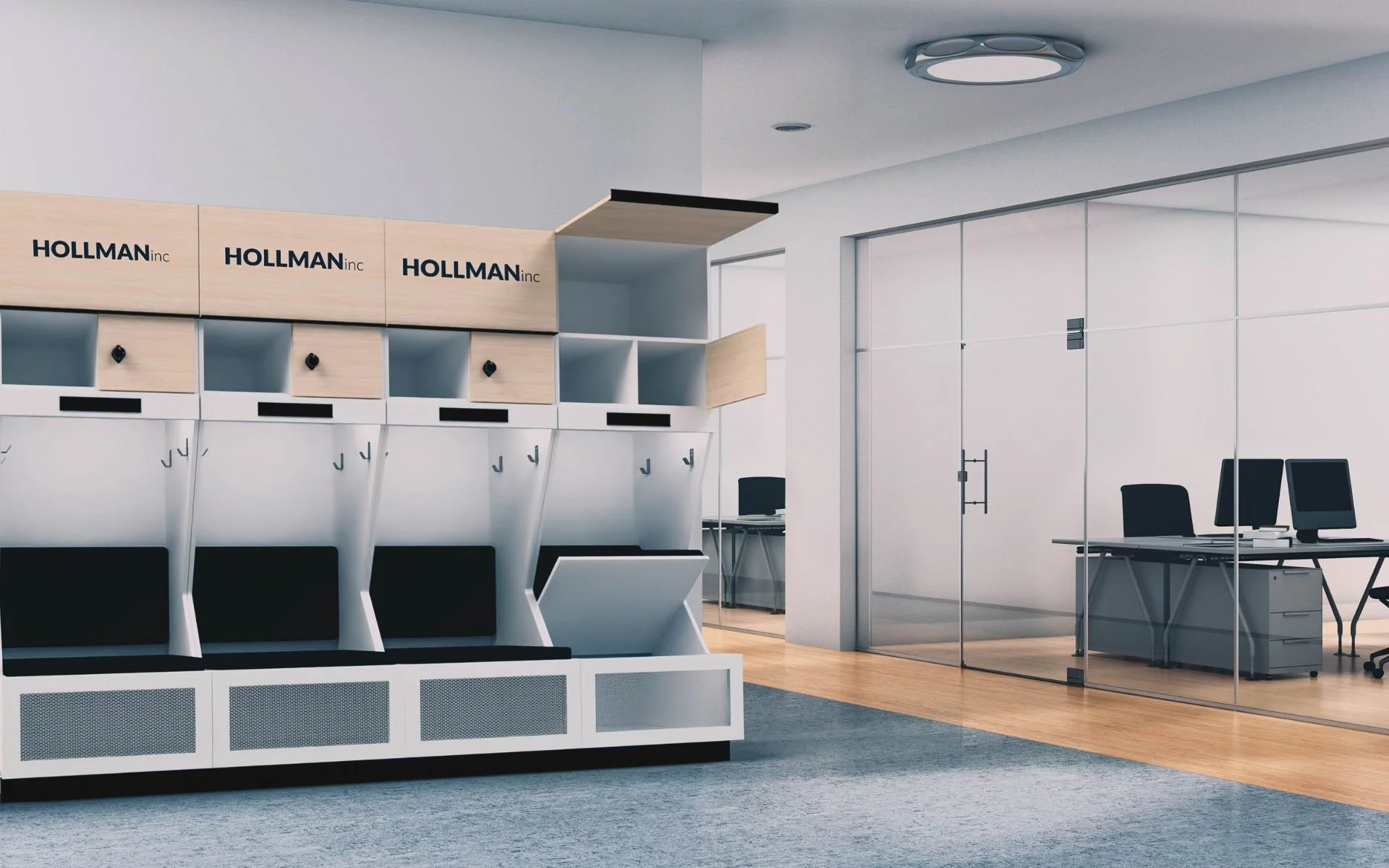 Hollman’s versatile Workspace Team Lockers offer smart storage and ...