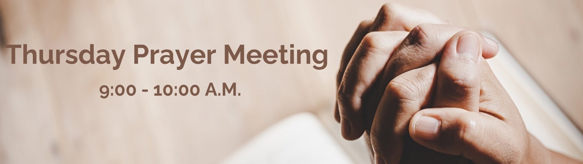 Weekly Prayer Meeting — Calvary Gravenhurst