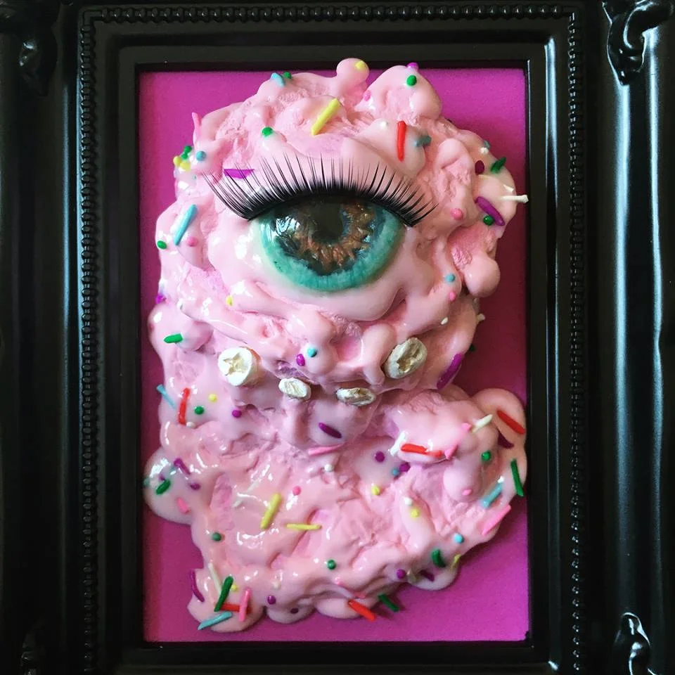 Strawberry Eye Scream — Stacey Leigh Stonebraker Designs