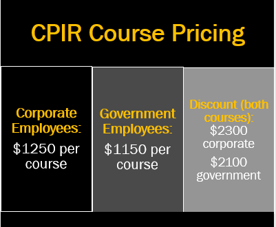 The CPIR Certification Course — IRG