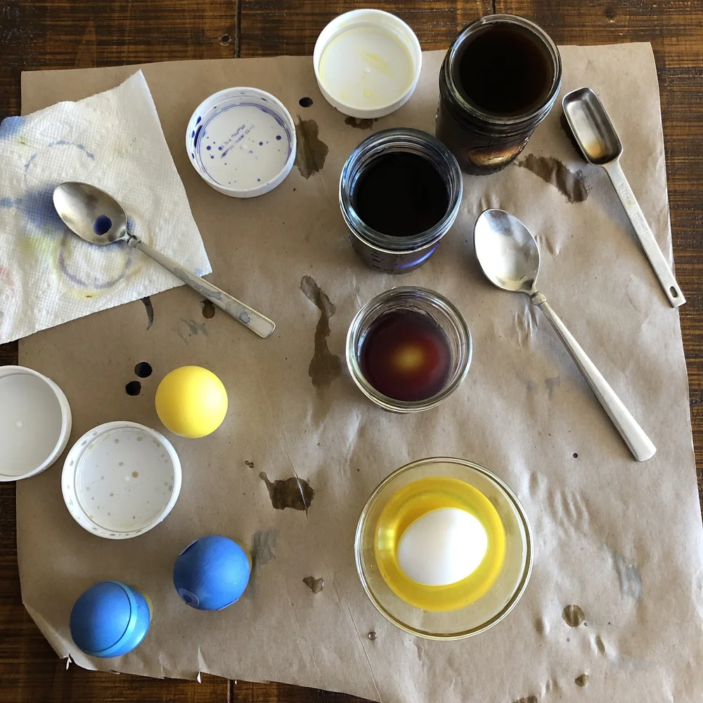 Dyeing Eggs with Natural Colors — Teaching Table