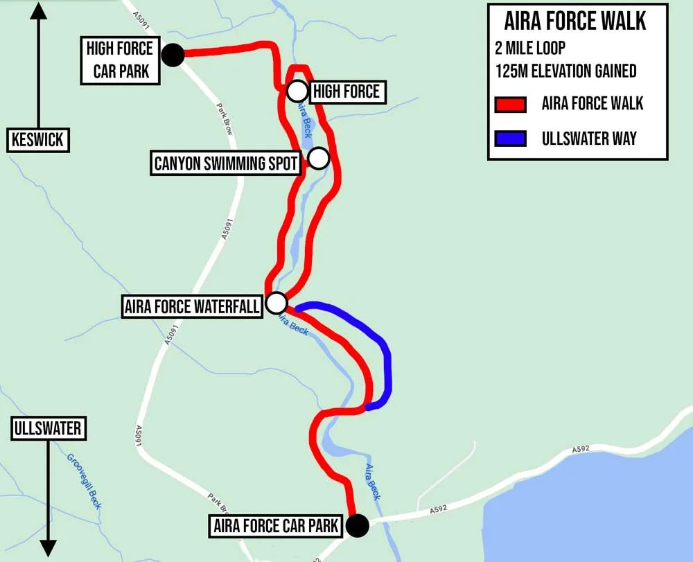The secret swimming holes above Aira Force — Walk My World