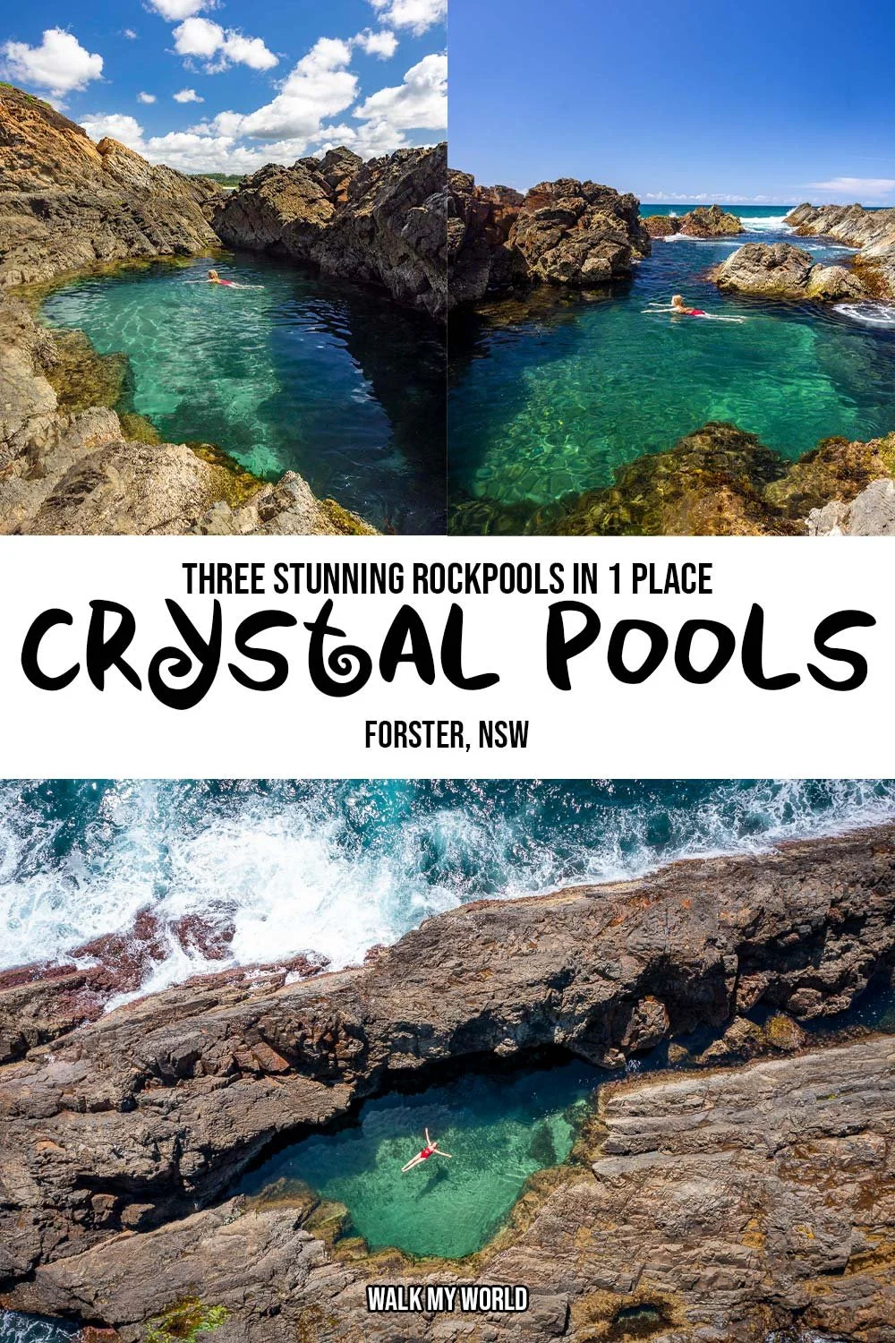 Crystal Pools: hidden rockpool heaven near Forster — Walk My World