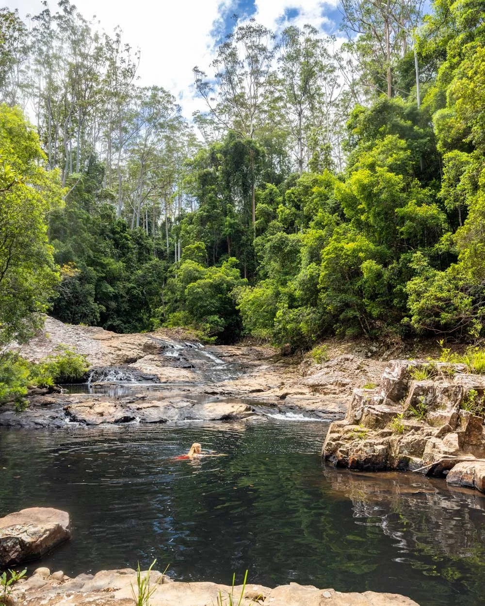 Where to find the stunning gorge pools of Swans Crossing near Port ...
