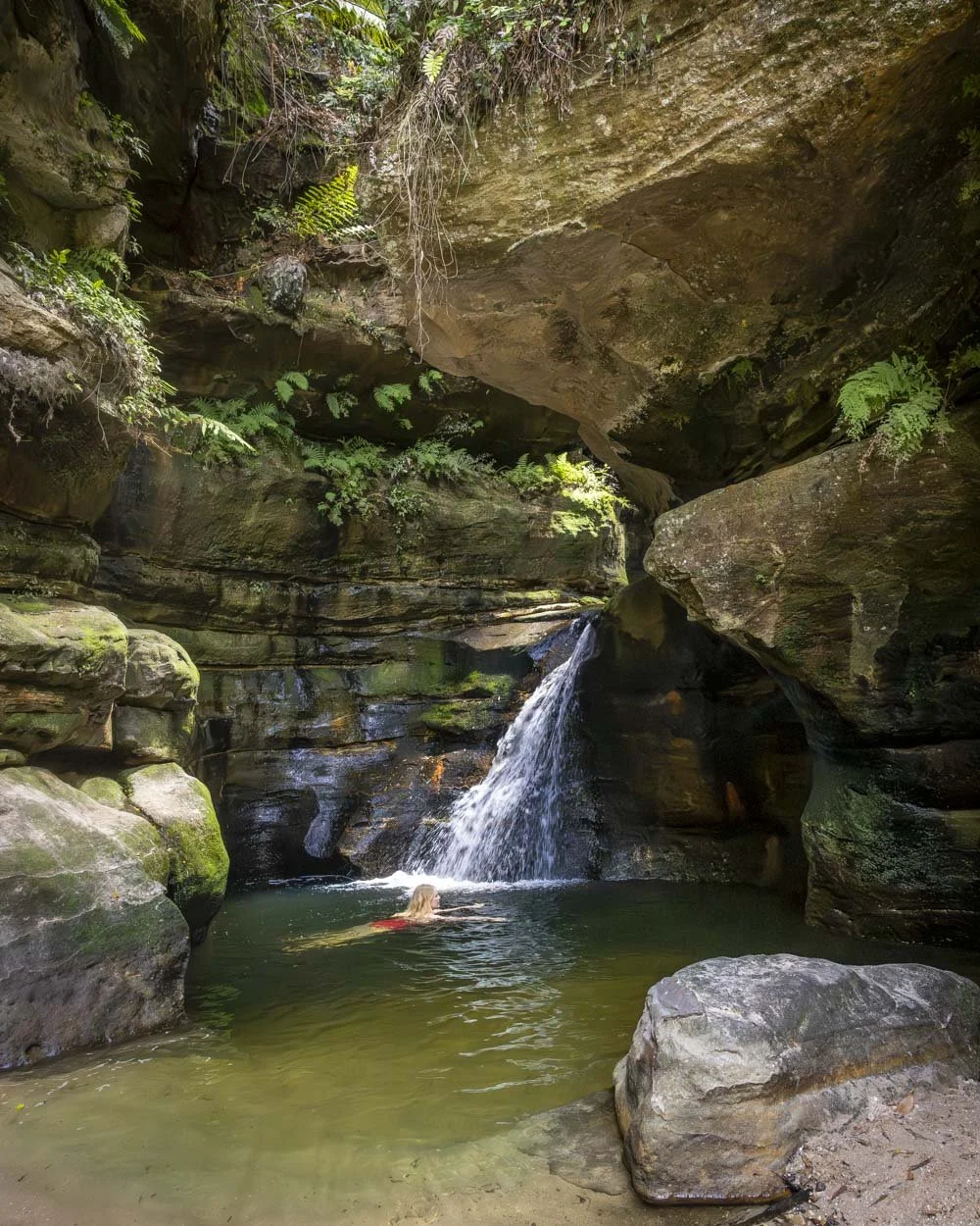 Asmodeus Pool: the hidden canyon waterfall at Wentworth Falls — Walk My ...