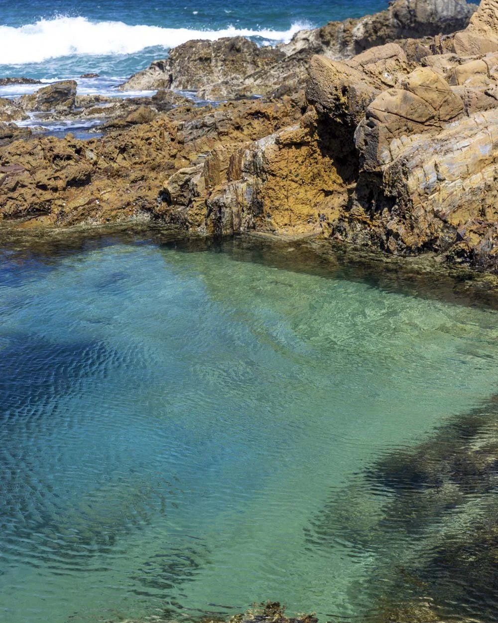 The trio of secret blue rockpools near Narooma — Walk My World