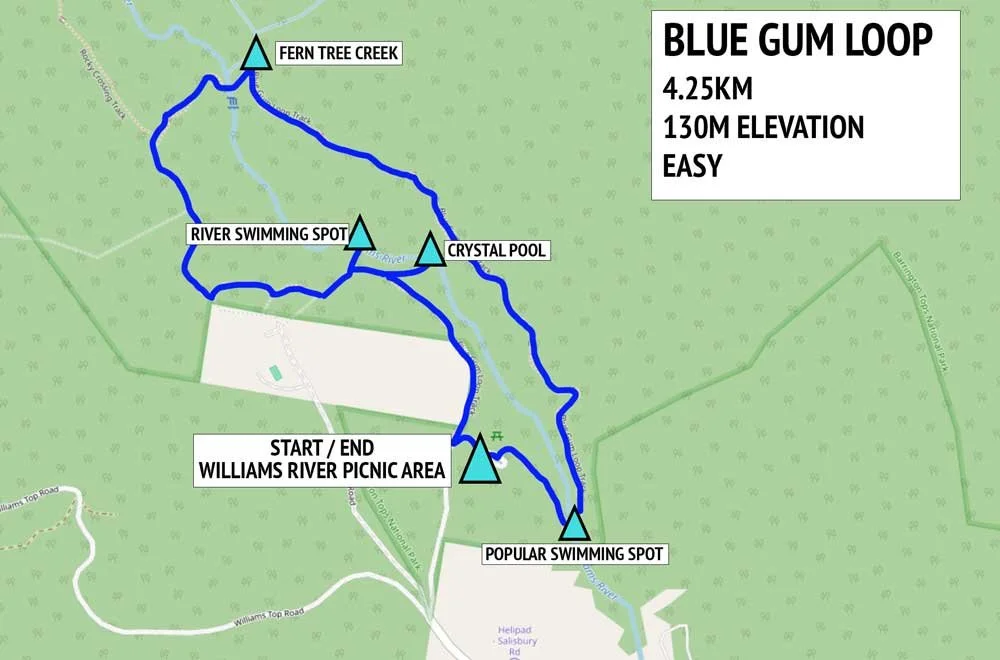 Blue Gum Loop and Crystal Pools: spectacular rainforest and pristine ...