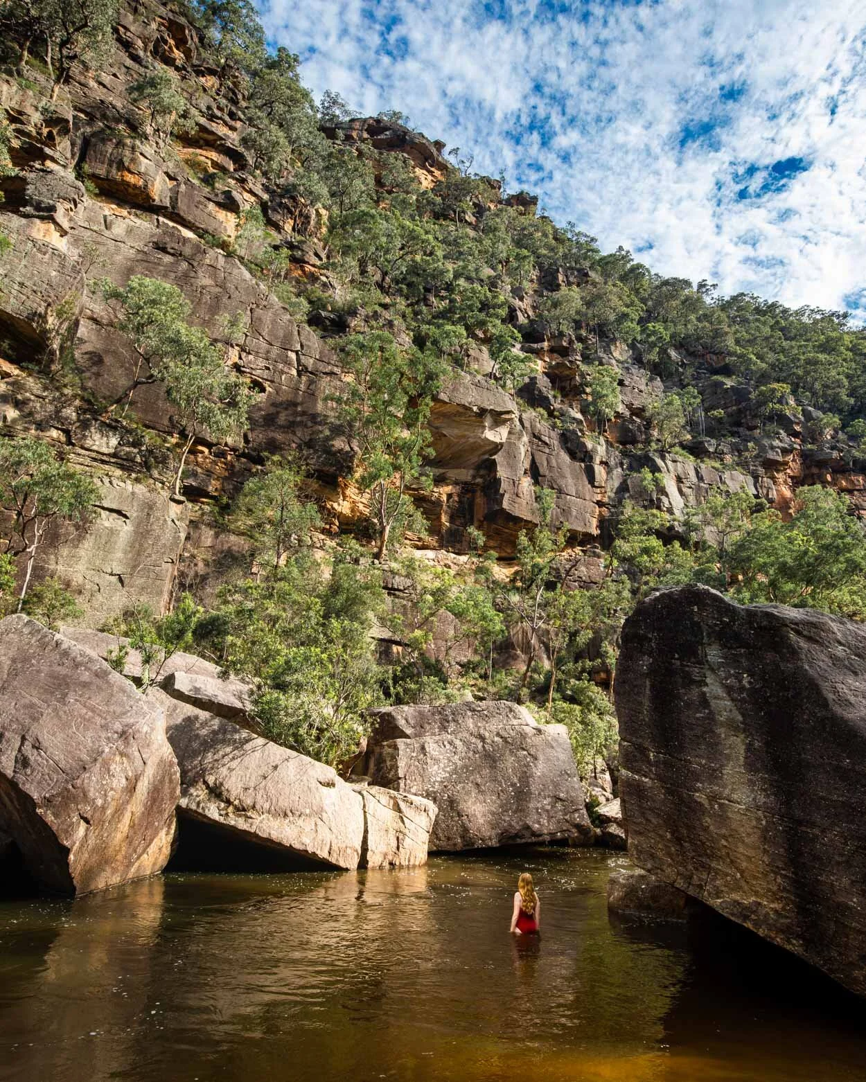 Glenbrook Gorge - a stunning secret swimming spot in the Blue Mountains ...