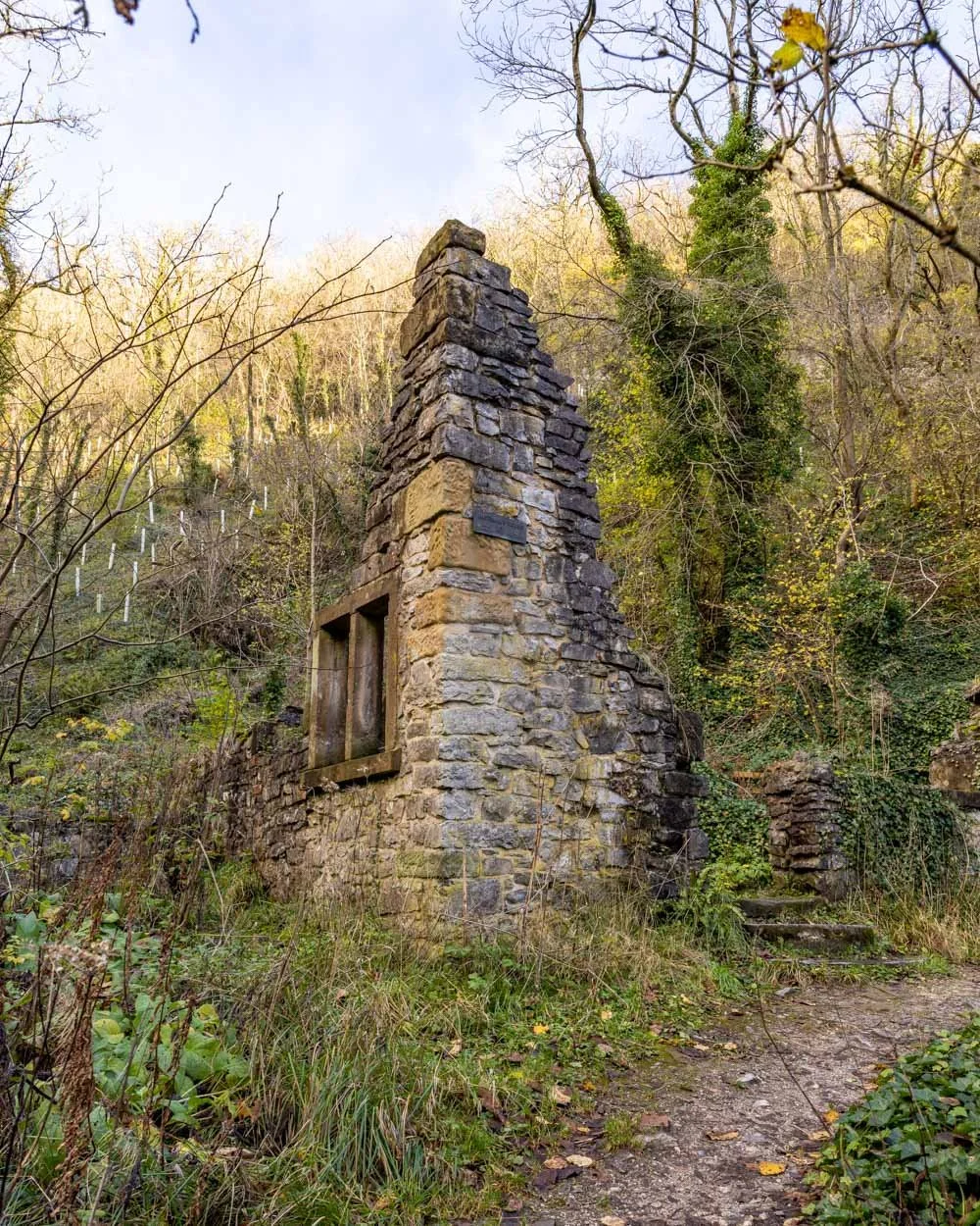 An easy Lathkill Dale walk with a waterfall, gorge and hidden mines ...