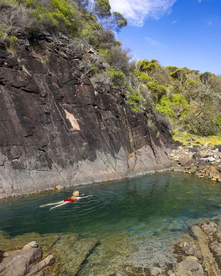 Hiding in plain sight - the beautiful Fingal Bay Rockpool — Walk My World