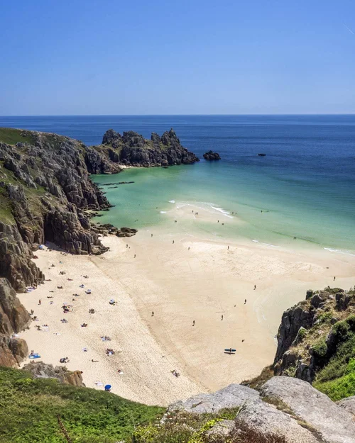Tips for visiting Pedn Vounder Beach: the scramble, the swim and the ...