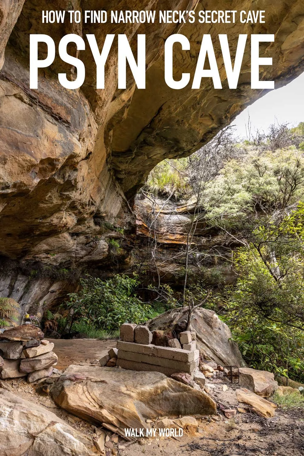 Psyn Cave: Katoomba's secret camping cave — Walk My World