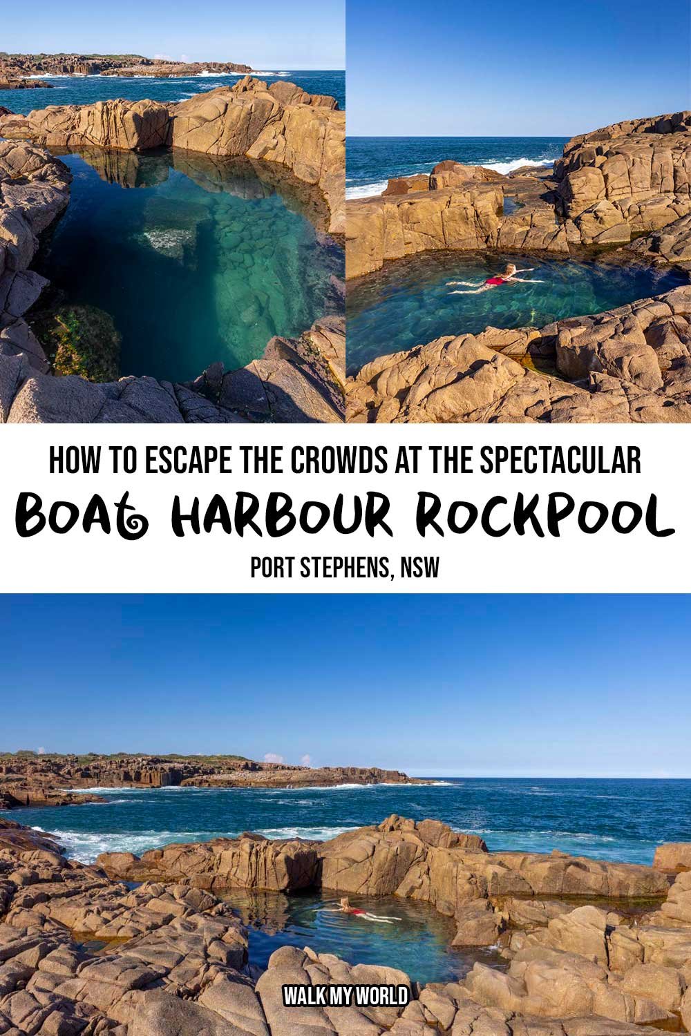 Boat Harbour Rockpool: a stunning blue rockpool in the heart of Port ...