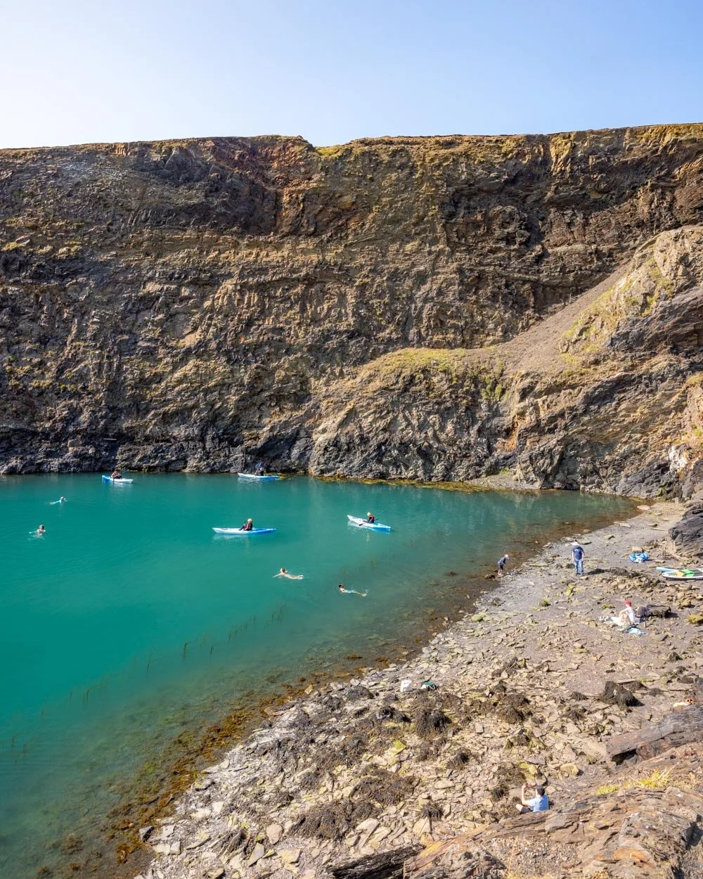 The magic of wild swimming in Pembrokeshire's incredible Blue Lagoon ...