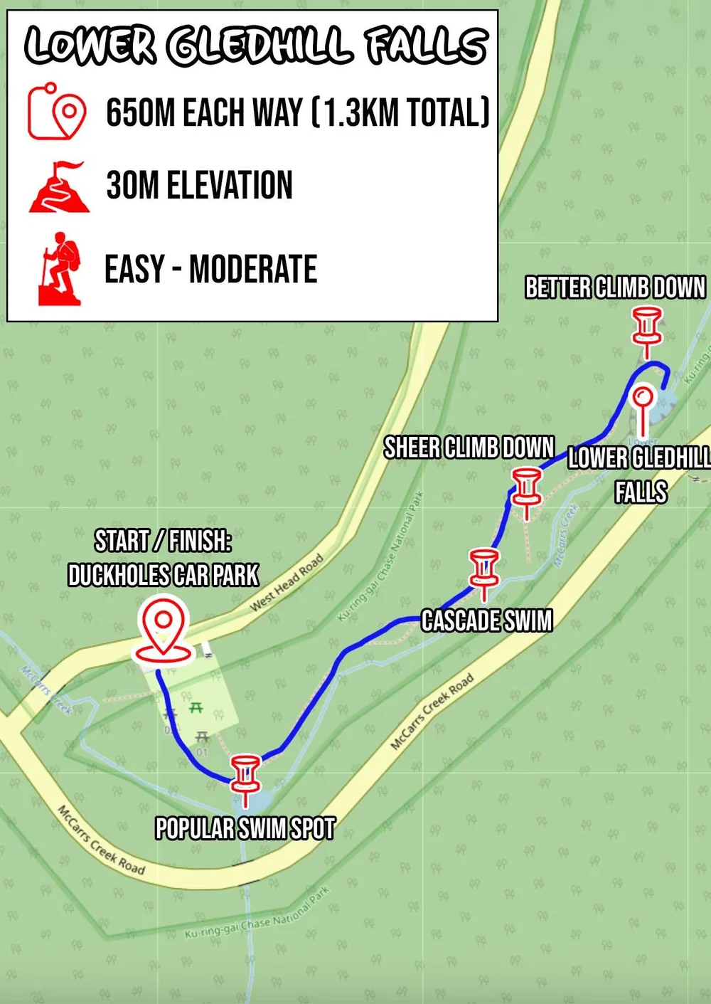 How to find the secret swimming hole at Ku-ring-gai's Lower Gledhill ...
