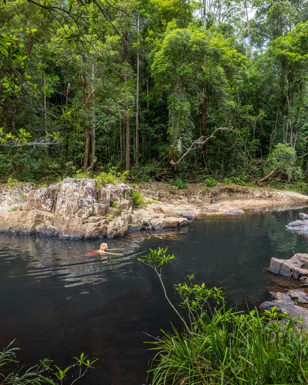 Where to find the stunning gorge pools of Swans Crossing near Port ...