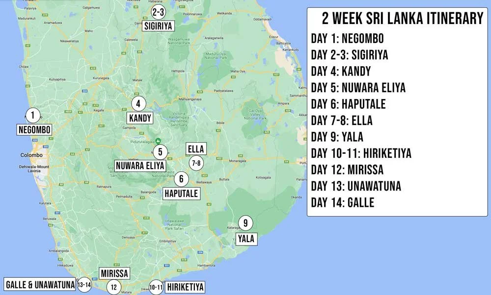 The Perfect 2 week Sri Lanka itinerary — Walk My World