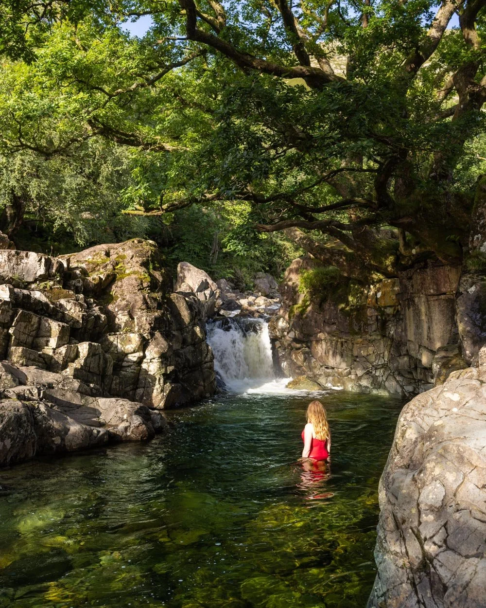 Galleny Force: wild swimming at Borrowdale's fairy glen — Walk My World