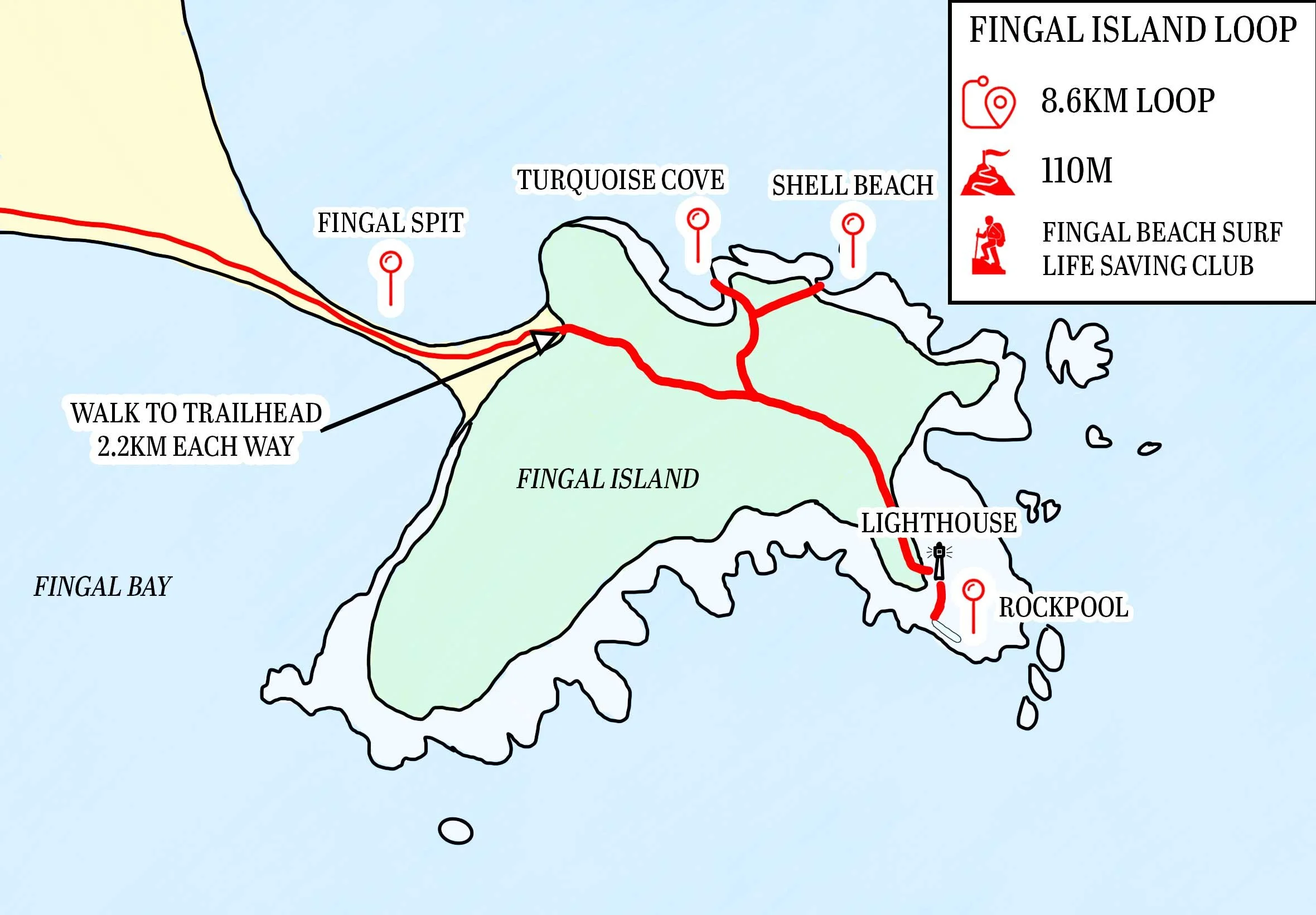 Crossing the spit to Fingal Island: one of Port Stephens best ...