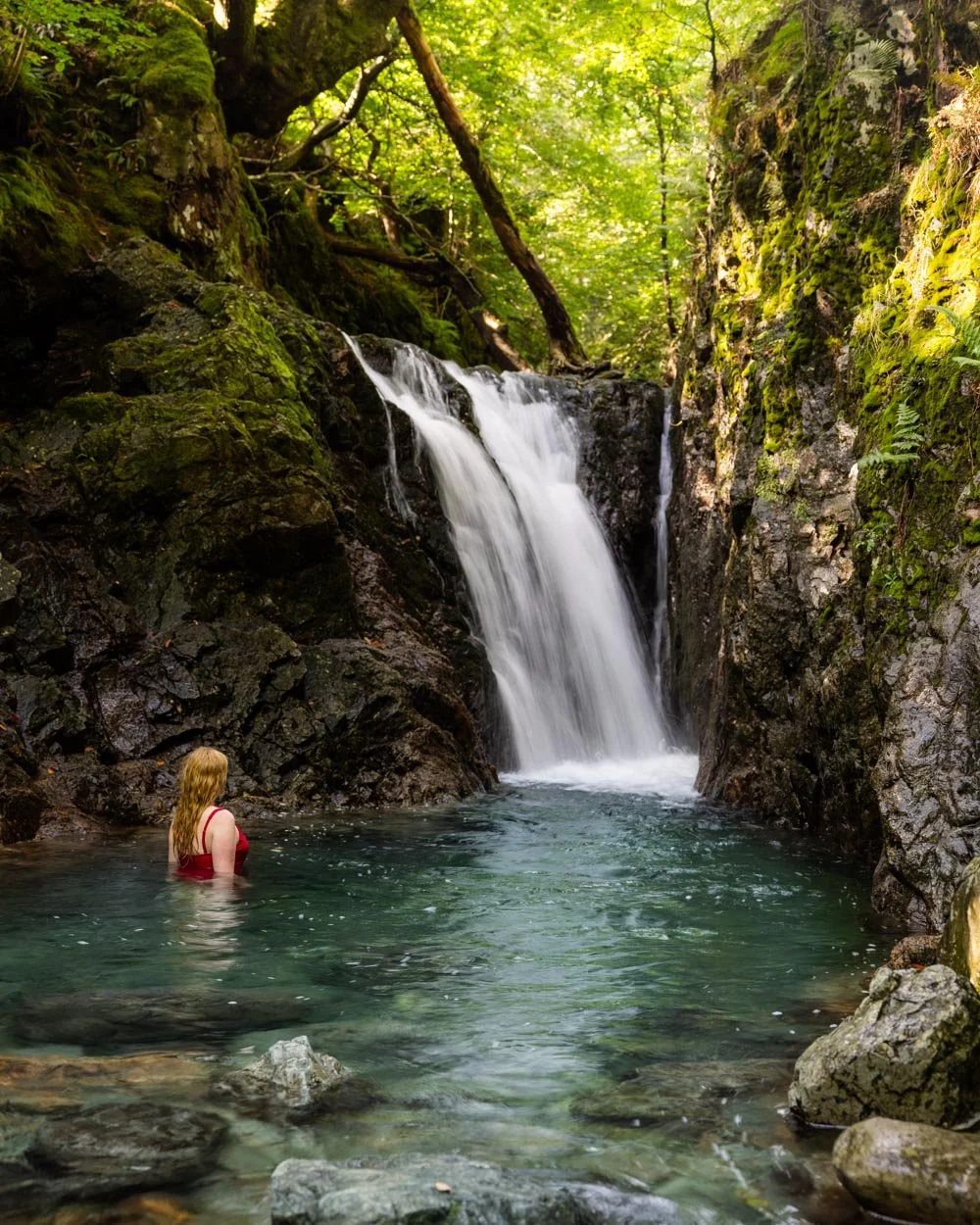 The hidden waterfalls of Church Beck: wild swimming in stunning blue ...