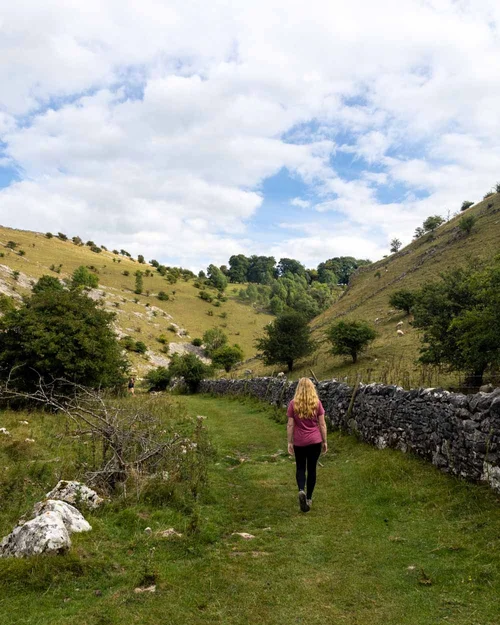 A beautiful walk through the limestone gorges of Wolfscote Dale and ...