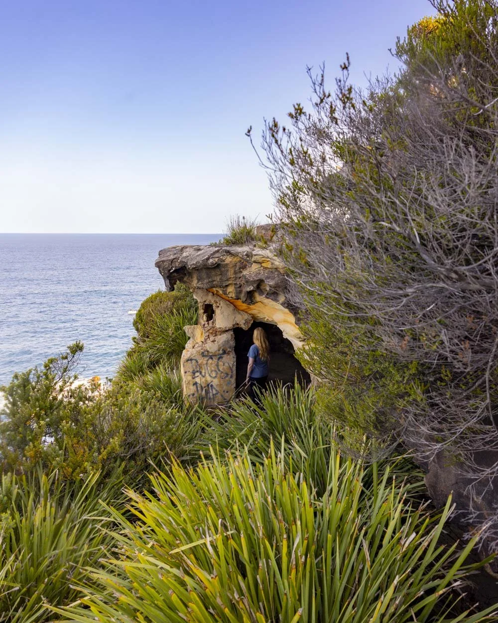 How to find the hidden Fisherman's Cave in Royal National Park — Walk ...